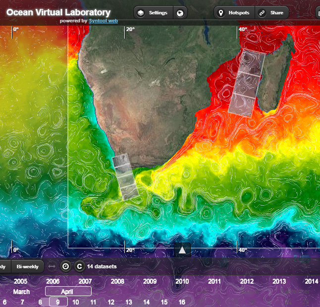 A virtual laboratory for our oceans - eo science for society