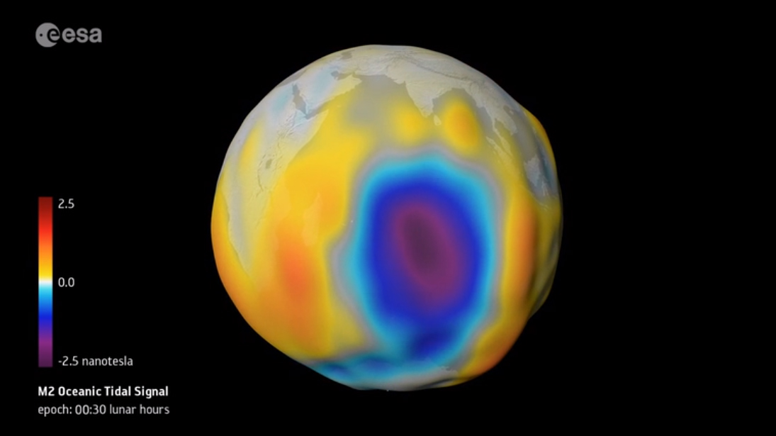 Swarm tracks elusive ocean magnetism - eo science for society