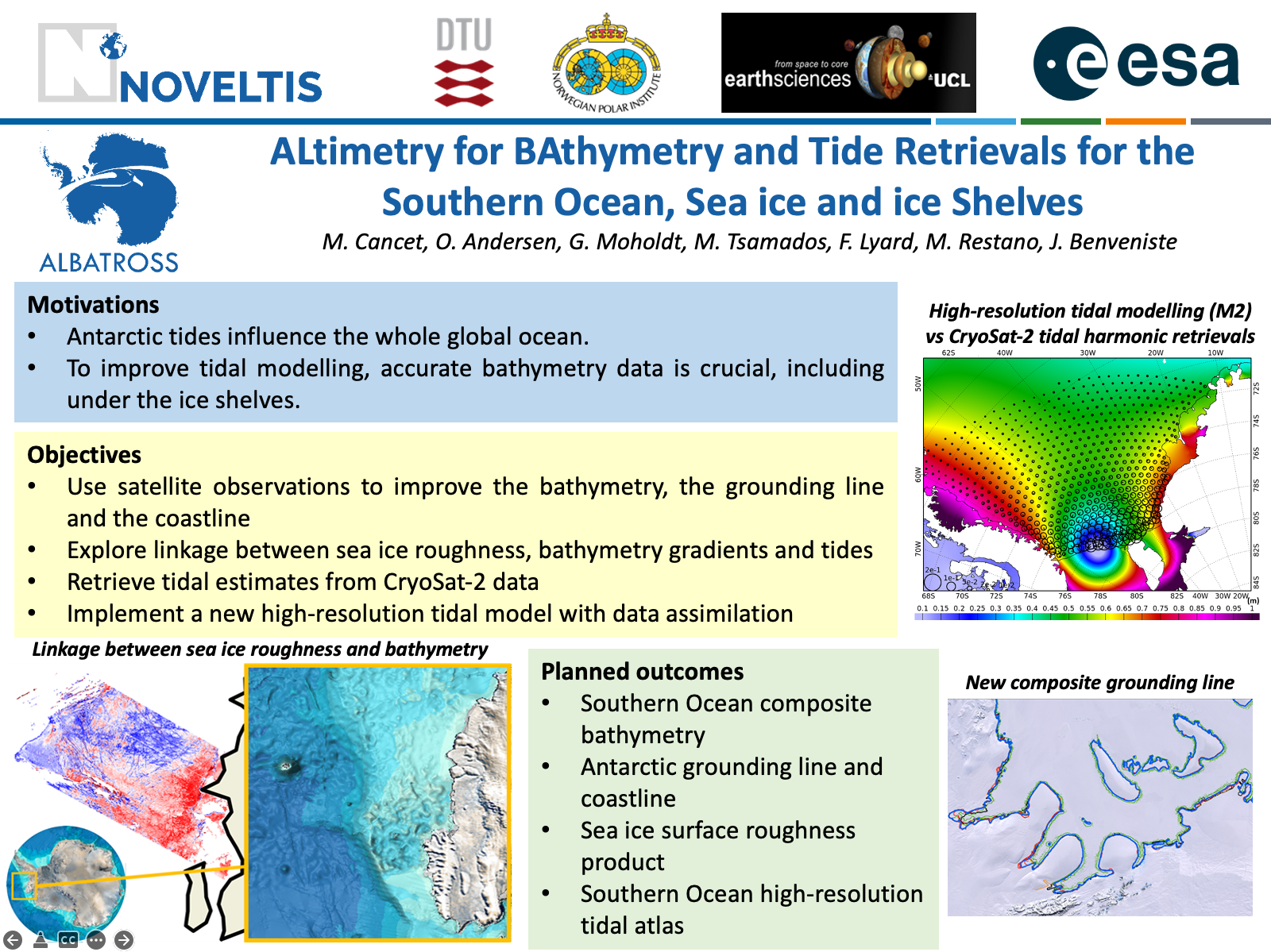 ALBATROSS - ALtimetry for BAthymetry and TideRetrievals for the ...